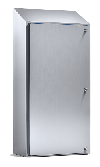 Hygienic Sloped Roof Enclosure, Wall Mounted, IP69K - In Stock